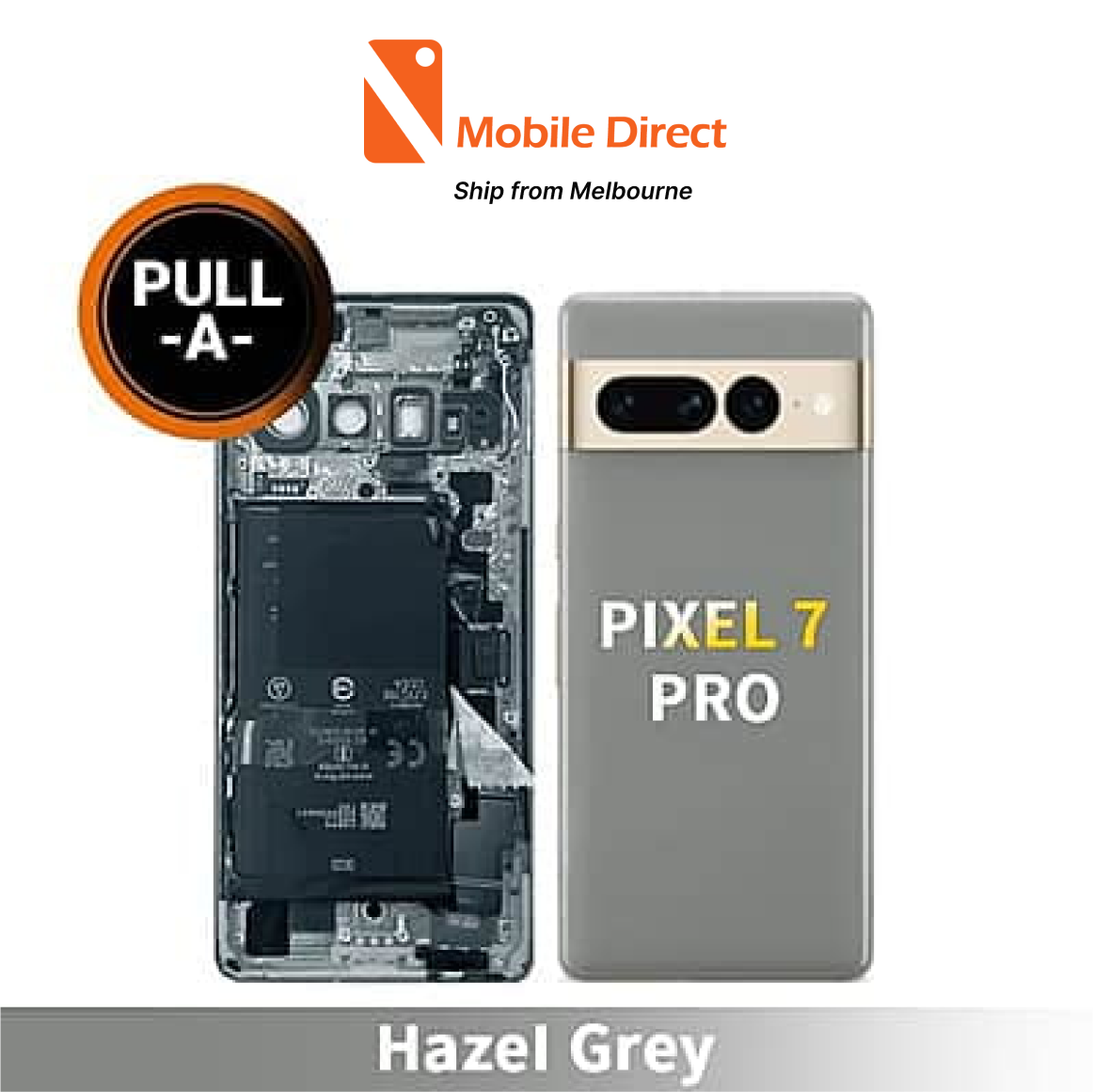 Mobile Direct Australia | Google Pixel 7 pro Back Housing [Secondhand Original] [Hazel Grey]