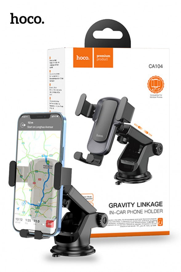 HOCO CA104 vertical and horizontal telescopic gravity vehicle holder – mobiledirectau