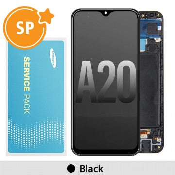 Samsung Galaxy A20/A205 Service Pack OLED Screen - Black – mobiledirectau