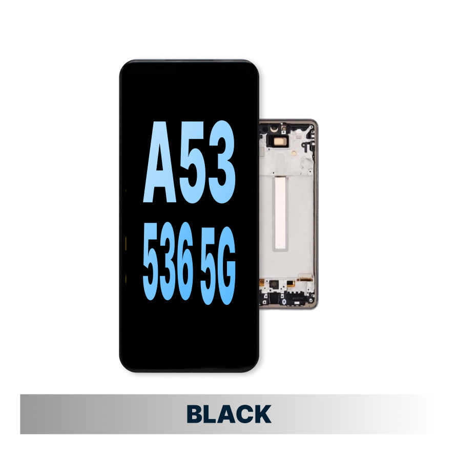 Samsung Galaxy A53/536 5G Refurbished Assembly with Frame - Black ...