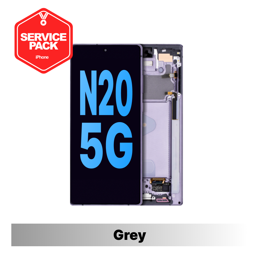 Samsung Galaxy Note 20 Service Pack Screen - Mystic Gray