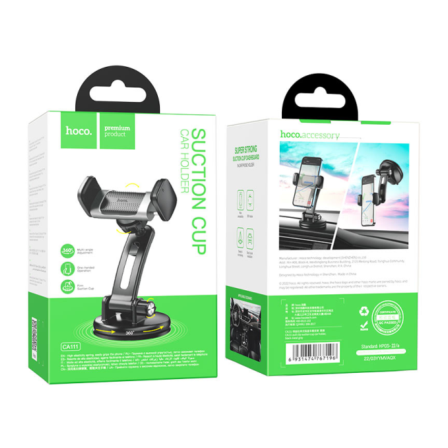 HOCO CA111 Pull Clip Suction Cup Car Holder – mobiledirectau