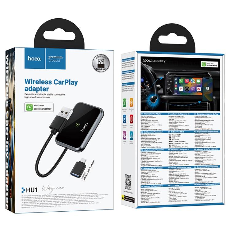 Mobile Direct Australia | hoco Wireless CarPlay Adapter with USB-A Plug ...