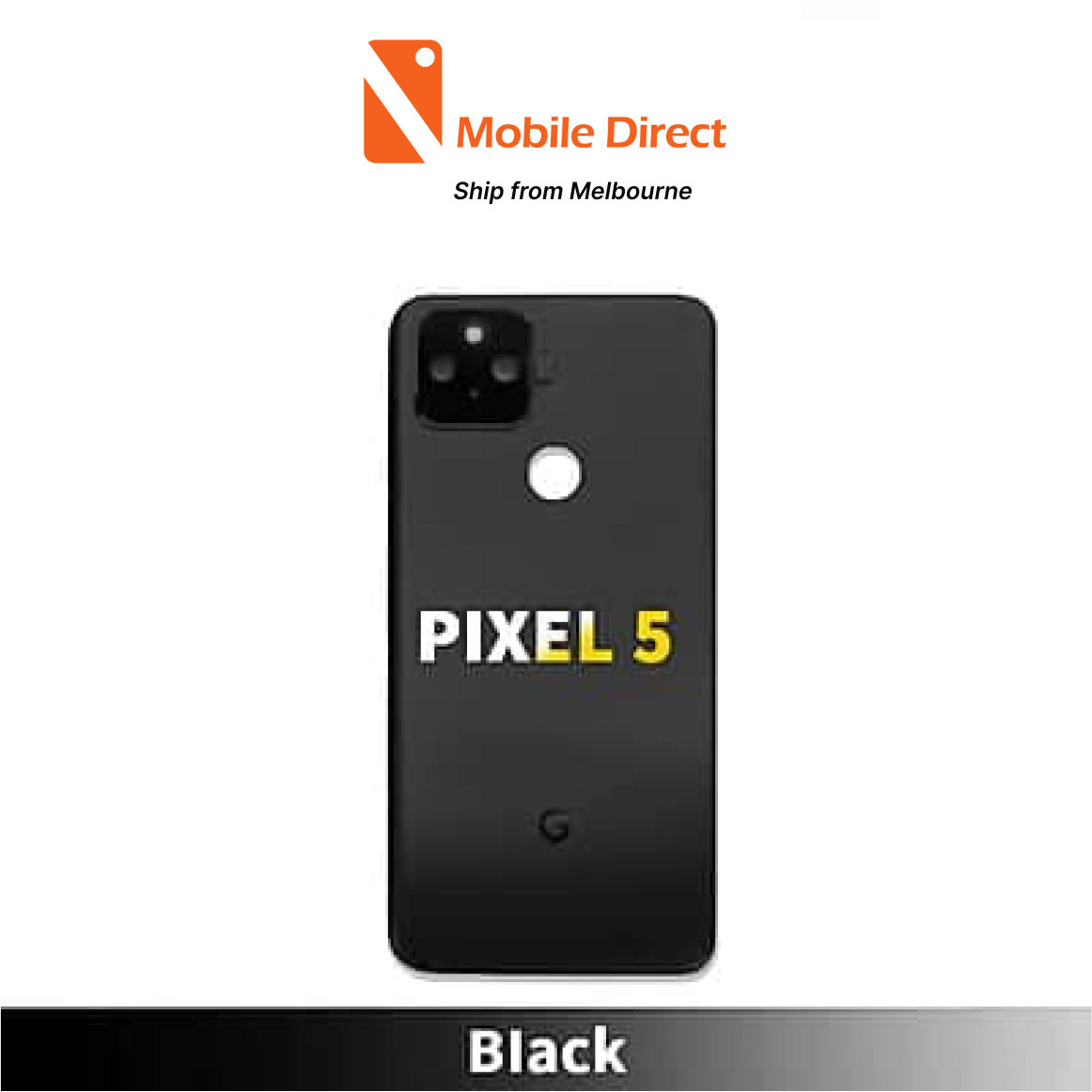 Google Pixel 5 Back Cover [Black] – mobiledirectau