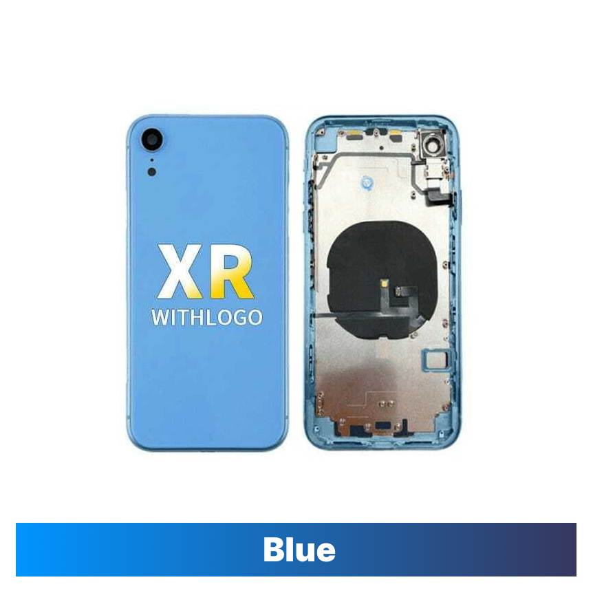 Mobile Direct Australia | iPhone XR Back Housing With Small Parts - Blue