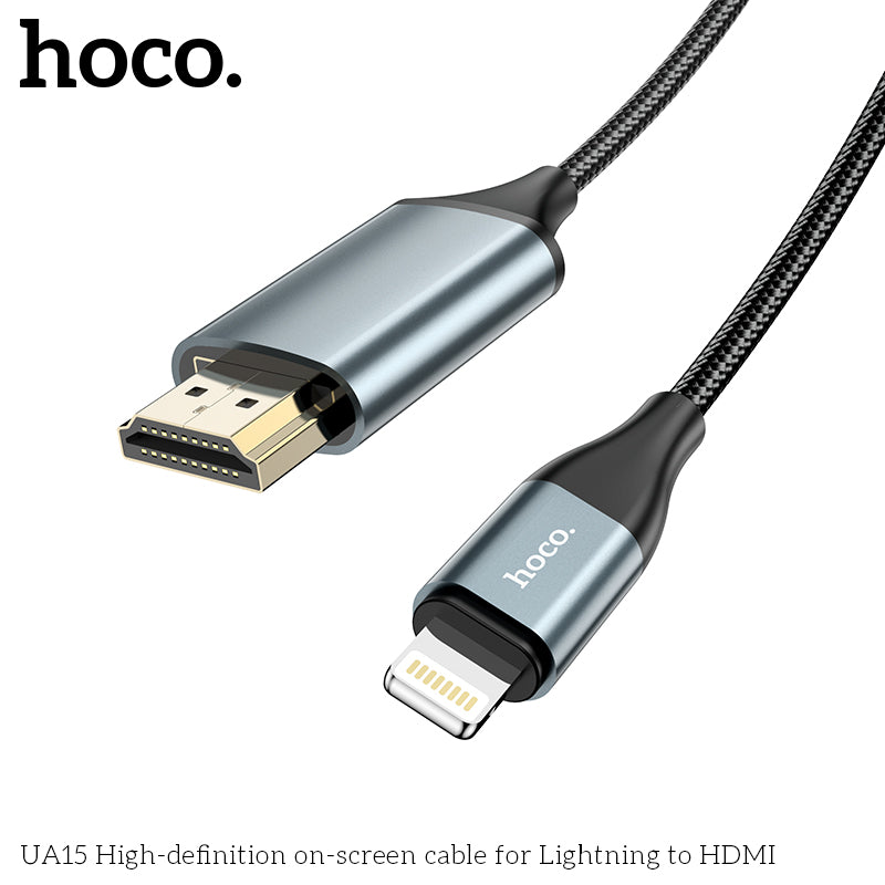 Mobile Direct Australia | HOCO UA15 Lightning to HDMI cable )L=2m)