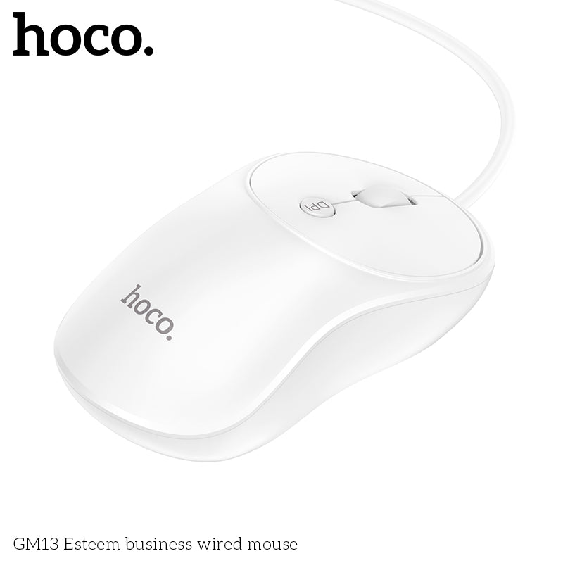 Mobile Direct Australia | HOCO GM13 Esteem business wired mouse