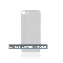 iPhone 8 - Compatible Back Glass - White (Big Hole) – mobiledirectau