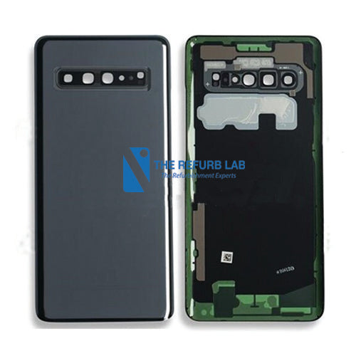 Samsung Galaxy S10 5G Back Glass with Adhesive - Majestic Black ...