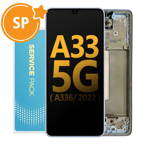 Samsung Galaxy A33/A336 5G Service Pack OLED Screen - Black – mobiledirectau